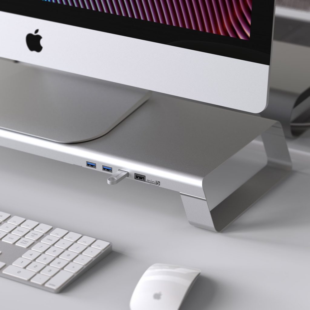 台灣 MONITORMATE miniS 多功能螢幕架 USB 3.0介面 (品牌直送) - SearchingC