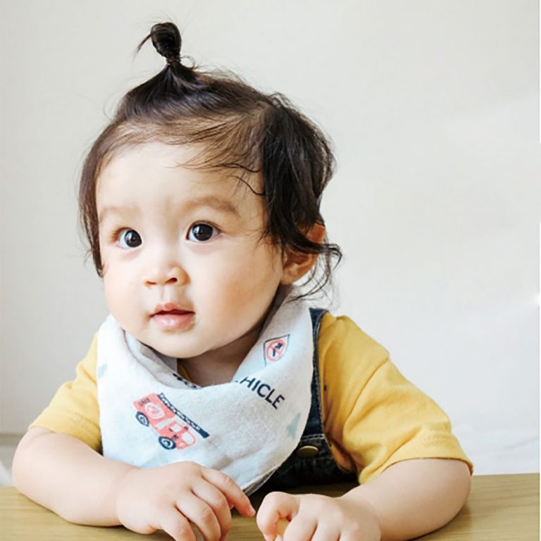 【kontex】100%日本純棉 3way圍兜口水巾(五色可選) (品牌直送) - SearchingC