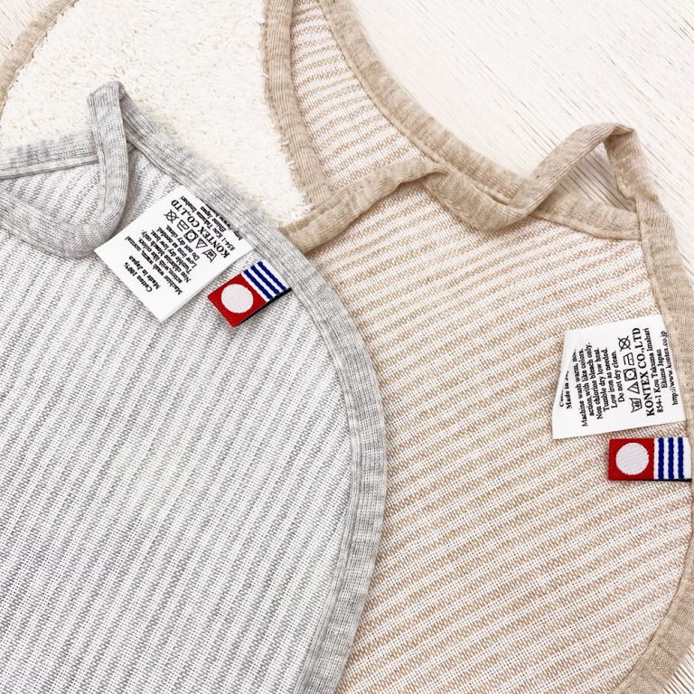 【kontex】今治有機棉圍兜口水巾-Fluffy系列綿羊/大象 (品牌直送) - SearchingC