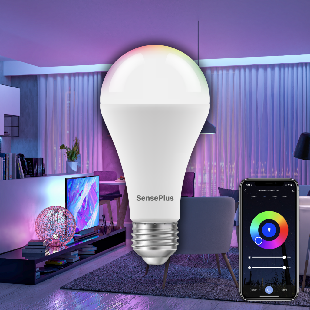 SensePlus LED 彩光燈泡 (E27) (品牌直送) - SearchingC