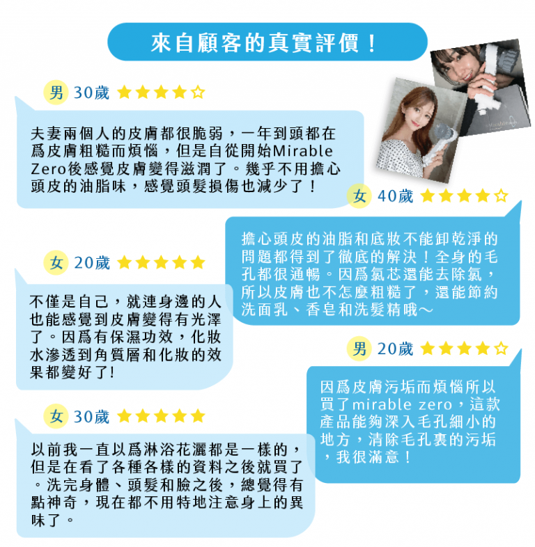 Mirable zero 微氣泡除氯美顏花灑 - SearchingC