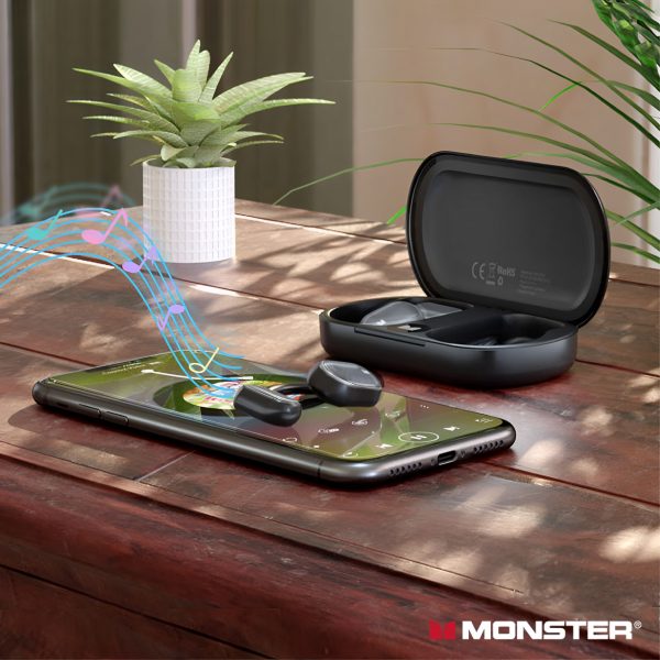 Monster Open Free AC100 掛耳式藍牙耳機 (品牌直送) - SearchingC