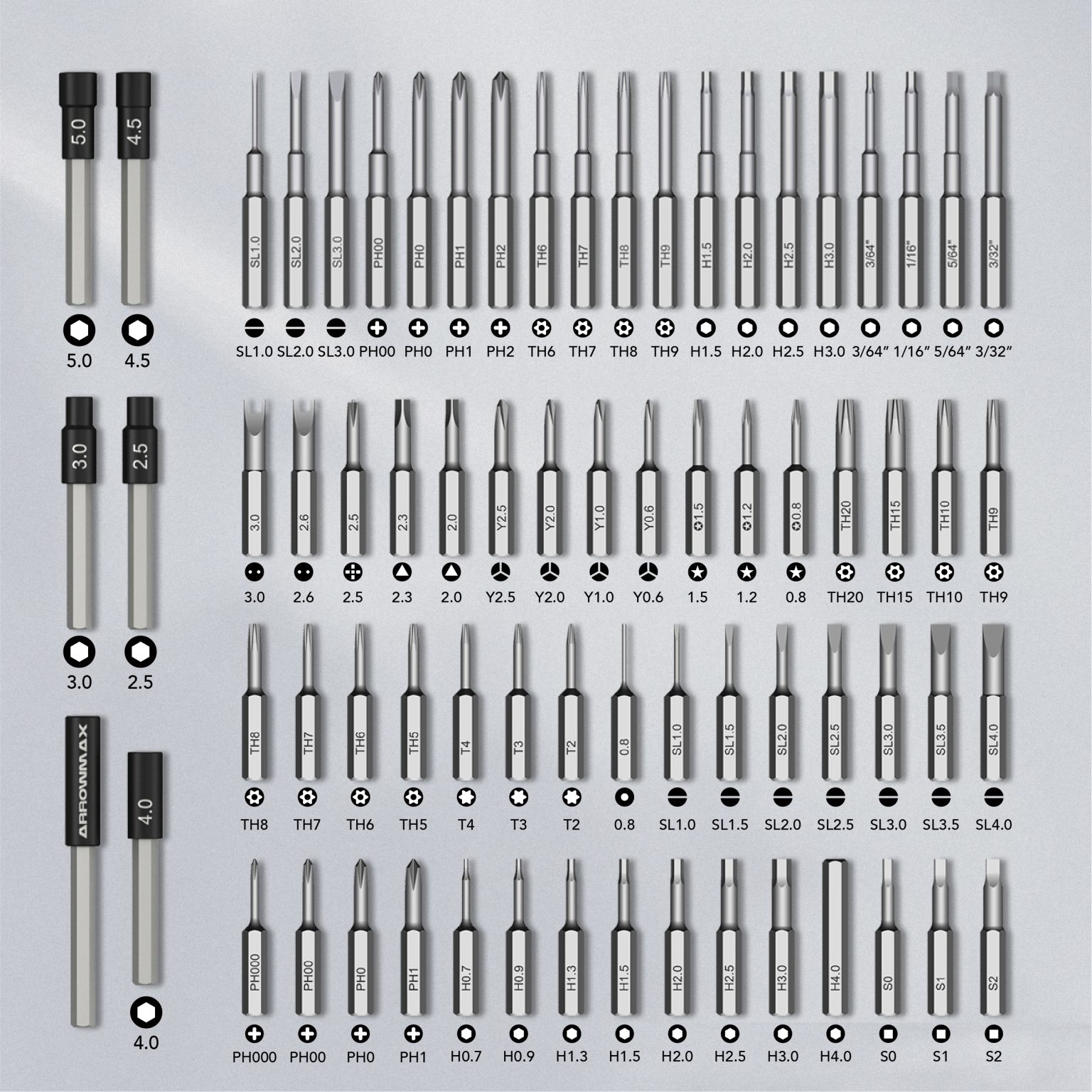 Arrowmax SES MAX 智慧體感螺絲批 (70合1) (2月5日寄出) - SearchingC