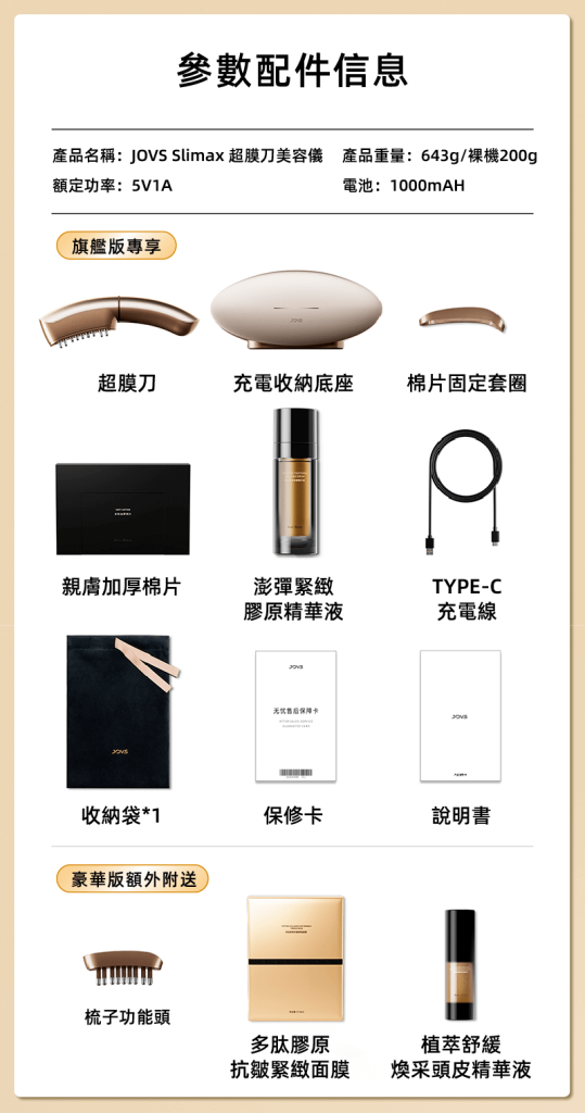 JOVS Slimax 超膜刀X全方位緊緻美容儀 ｜ 香港 台灣獨家販售 ｜一年保固