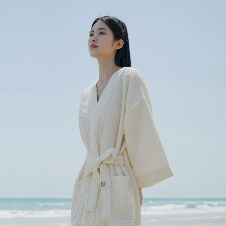 ATOUR PLANET 小薑茶情侶款吸水速幹浴袍 (品牌直送) - SearchingC