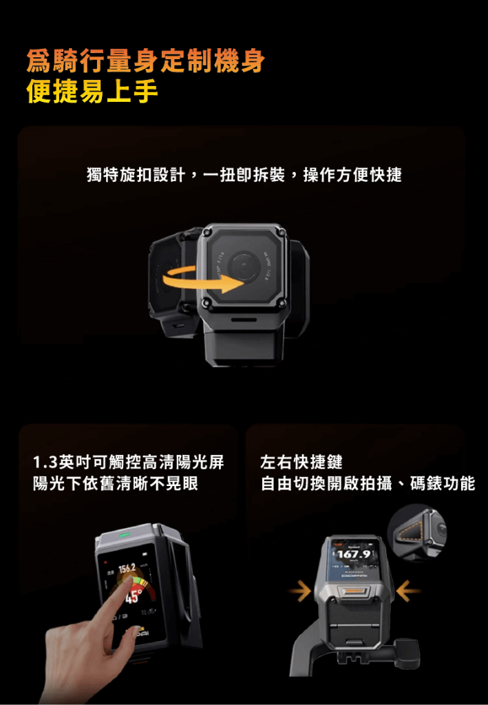 DDPAI Ranger 極限4K騎行運動攝影機 (現貨發售) - SearchingC