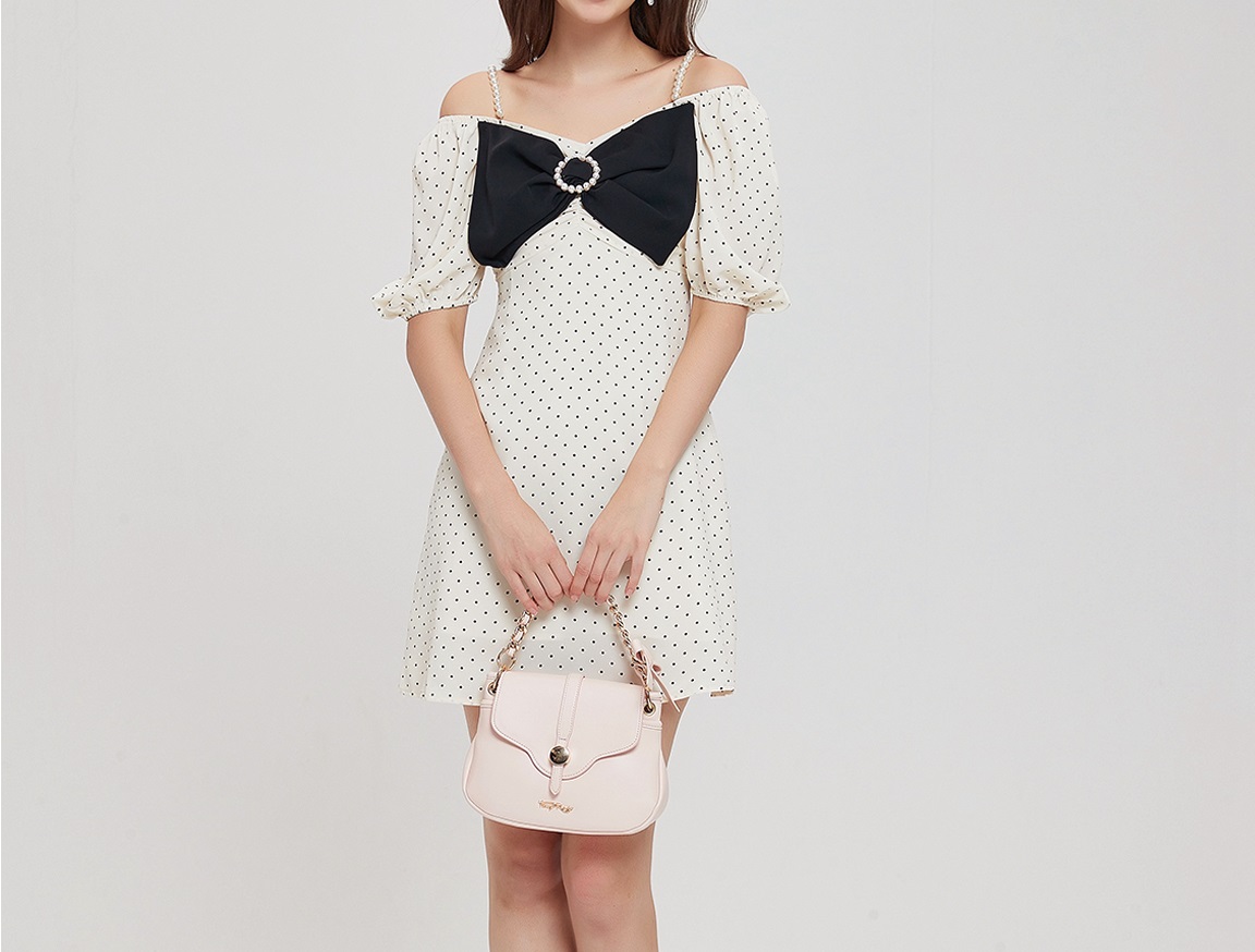 Fancy Rosy 蝴蝶結典雅斜背包 (品牌直送) - SearchingC