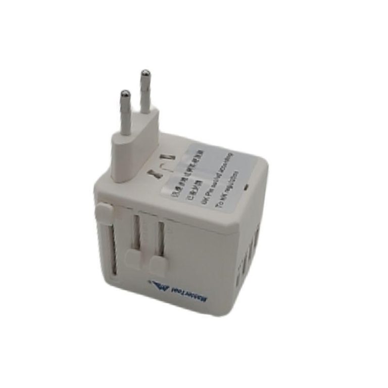 MasterTool MasterTool 全球通用多國萬用插頭旅行充電器 – 白色2件裝 (品牌直送) - SearchingC