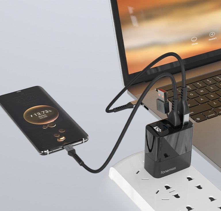 Fonemax Type-C to A+C 二合一 PD 充電線(100W)(1.2M) 超級快充線 閃充線 傳輸線 USB-A+USB-C (品牌直送) - SearchingC