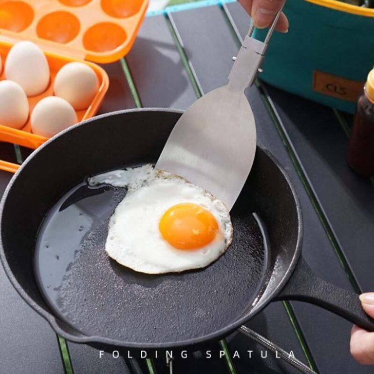 MasterTool 多功能便攜式不銹鋼折疊4件套餐具 - 鏟勺各2pc連網袋 (品牌直送) - SearchingC