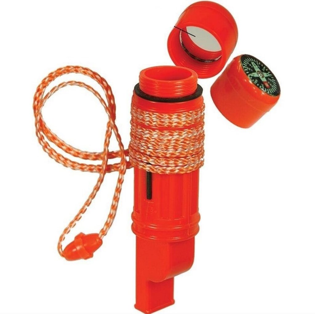 MasterTool 多功能五合一工具 儲物盒 | 指南針 | 口哨 | 打火棒 | 信號鏡 (品牌直送) - SearchingC