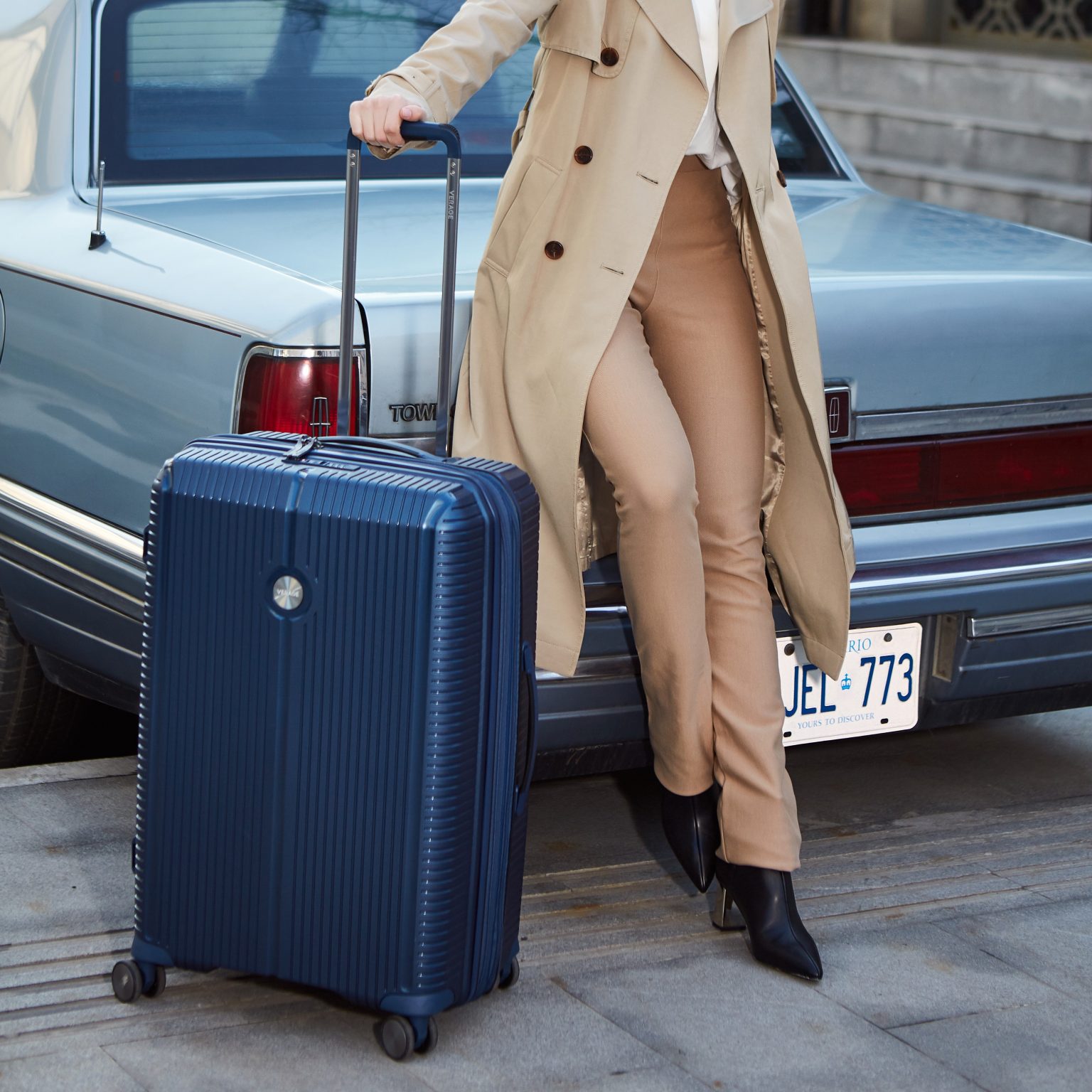 英國 VERAGE 19006 可擴充型行李箱 (有20″/24″/28″黑色/藍色/綠色/玫瑰金色/薰衣草紫色) (品牌直送) - SearchingC