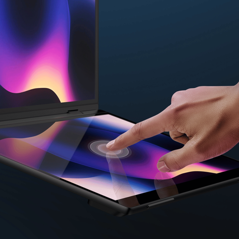 Delta Pro Touch 獨立雙螢幕 16吋折疊觸控顯示器 (品牌直送) - SearchingC