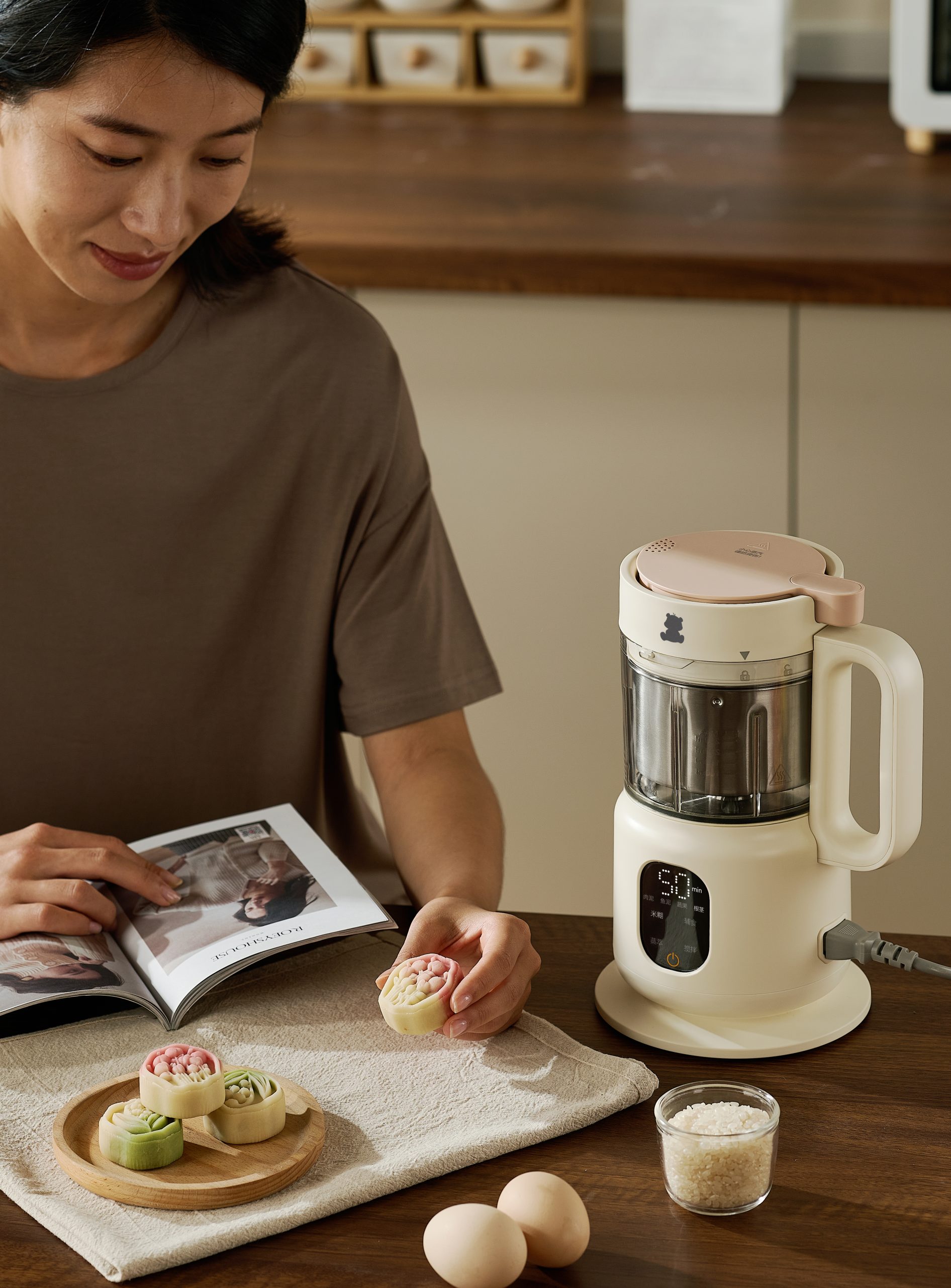 SnowBear小白熊 - 全自動輔食機 | 嬰兒輔食機 | 多功能輔食機 | 米糊機 (品牌直送) - SearchingC